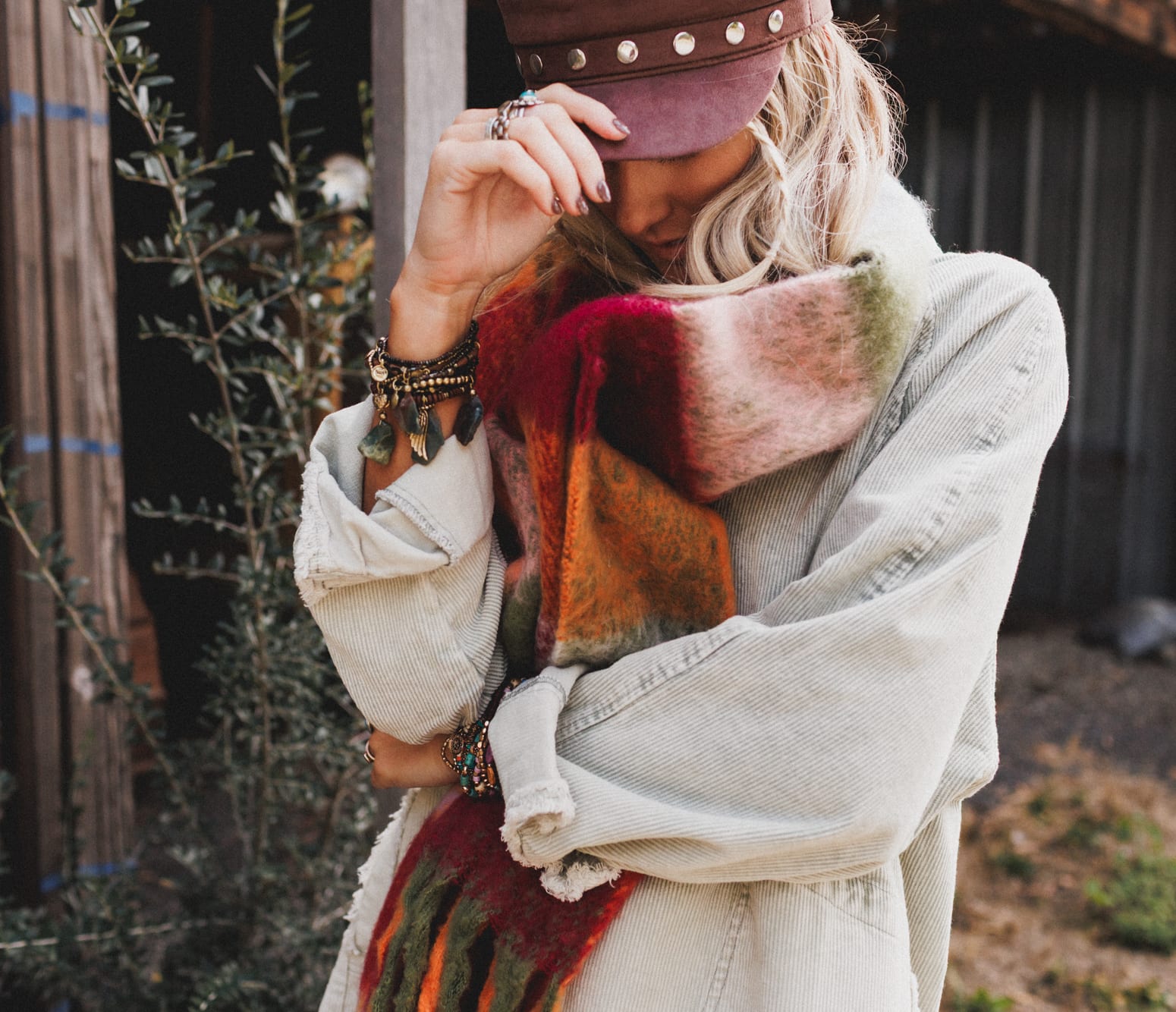 boho winter outfits